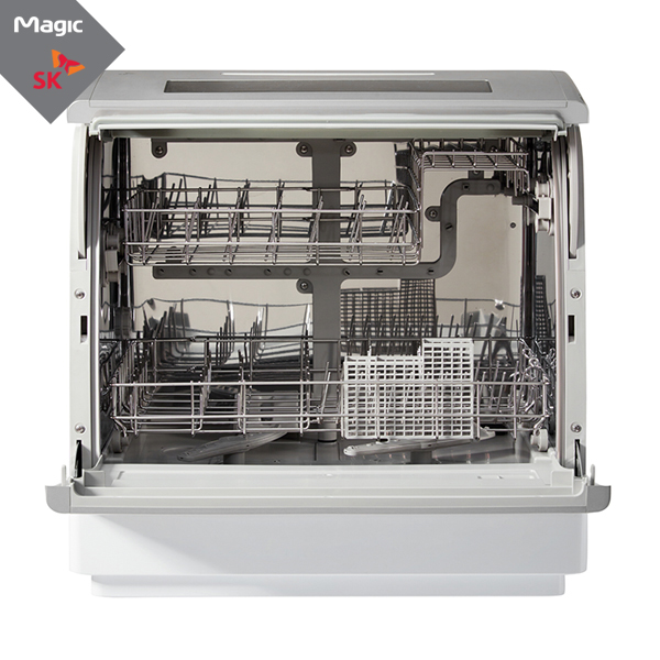 [렌탈] 전용세제 무상증정/SK매직 자동문열림 열탕소독 식기세척기(6인용) DWA-61R0P/열탕소독 하트박스/최단시간 세척/소형 가정용 사무실 업소용/의무사용39개월/등록 ...